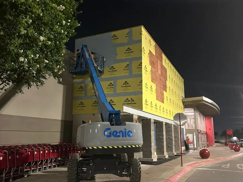 EIFS Installation At Target – Laredo, Texas Commercial Project 2025 ...